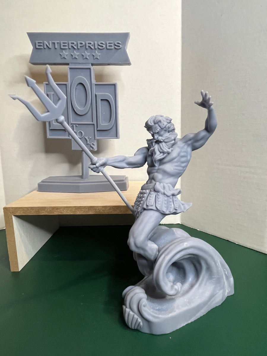 Poseidon - 6” Resin Figure – LOD Toy Soldiers